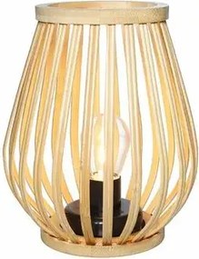 Solight WO3106 bambusová lucerna s LED žárovkou / 80lm / teplá bílá /