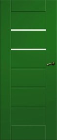 Interiérové dveře vasco doors Fuerta COLOR model 3 Průchozí rozměr: 60 x 197 cm, Orientace dveří: Pravé dveře, Dekor: Zelená