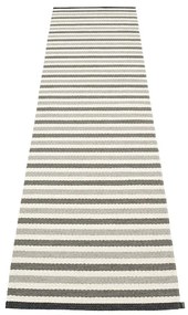 Vinylový koberec Pappelina TEO Warm grey/Charcoal/Vanilla velikost: 70x300cm