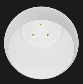 Doxis Globe 800 Textured, závěsné designové led svítidlo Barva: Bílá/zlatá matná, Chromatičnost: 2700K Push dim