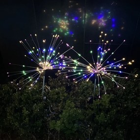 Solární vánoční dekorativní světlo ohňostroj, Firework, 2ks, různé barvy na výběr Barva: Různobarevná