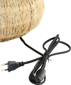 Stolní lampa v přírodní barvě se stínidlem z juty (výška 55 cm) Maruva – Light &amp; Living