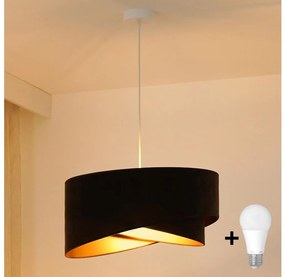 Brilagi - LED Lustr na lanku LYRA 1xE27/15W/230V tmavě hnědá/zlatá