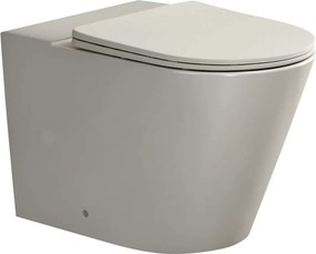 Sapho Paco - WC kombi mísa, Rimless, vario odpad, ivory PC1012BE-111