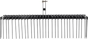 Vlečné hrábě na krajinářství 182,9 cm hrábě na odklízení trávníku s 32 ocelovými