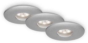 Briloner | Briloner 7240-039 -SADA 3x LED Koupelnové podhledové svítidlo LED/1,8W/230V IP44 | BL1563