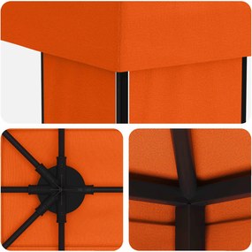 Zahradní altán 6 x 3 m Oranžová Polyester a ocel 190 gsm 3376015