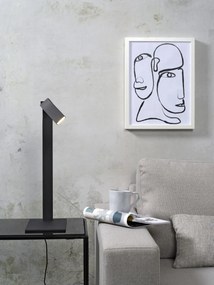 Stolní lampa zurich led černá MUZZA