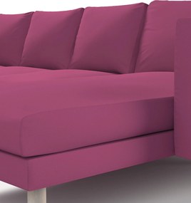 Potah na pohovku IKEA Norsborg 4-místná se šezlongem barva růžová látka pletený vzor
