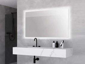 MAXIVA Koupelnové zrcadlo - SP1, 80x65 cm, LED osvětlení