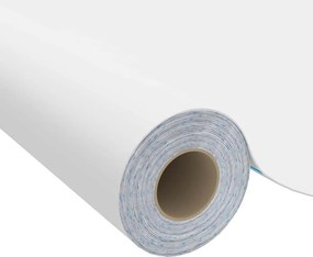 Samolepící tapeta na nábytek bílá 500 x 90 cm PVC 146122