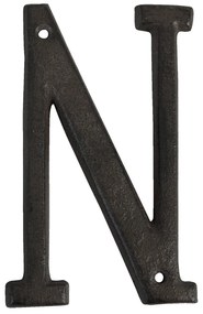 Nástěnné kovové písmeno N - 13 cm
