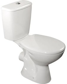 Aqualine Juan WC kombi mísa s nádržkou vč. splachovací soupravy, zadní odpad LC2154