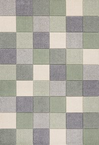 Oriental Weavers, Kusový koberec Portland 1923/RT46, 67x120, zelená, chodba / předsíň