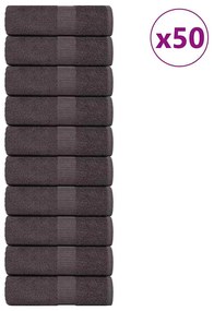 Ručníky pro hosty FROGN 50 ks antracitové 30x50 cm 360 g/m² 136680