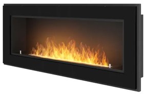 InFire - Vestavěný BIO krb 49x120 cm 3kW černá