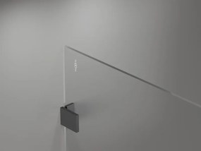 Mexen Lunar sprchová stěna pravá 110 x 200 cm, 8mm čiré sklo, broušený grafit, 830-110-000-66-00-P
