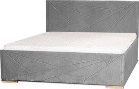 Postel ROSI 120x200 cm Černá Bez matrace