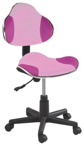 SIGNAL Dětská židle - Q-G2, čalouněná, různé barvy na výběr Čalounění: růžová