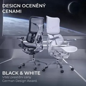 Sihoo S100-M302 bílá / Kancelářské ergonomické křeslo / Síťový potah