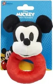 Rainbow Plyšové chrastítko Mickey Mouse / 0+