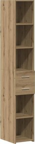 Úložná skříňka 2 ks Artisanový dub 30 x 42,5 x 225 cm 3365641