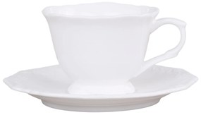 Chic Antique Šálek s podšálkem Coffee Provence 150 ml, bílá barva, porcelán