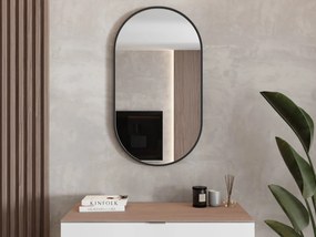 Zrcadlo Lavedo Simple Oval Black 50×80 / 60×90 – černý hliníkový rám | Lavedo by Aplomo Rozměr: 60cm
