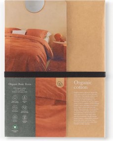 Organic Care povlečení z organické bio bavlny 140x200 + 70x90, terra (povlečení na jednolůžko z organické bavlny v ekologickém balení )