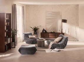 Livarno® Interiérová lounge pohovka, šedá