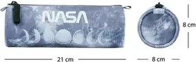 BAAGL Studentské pouzdro Nasa Grey / 22.5×7x7 cm