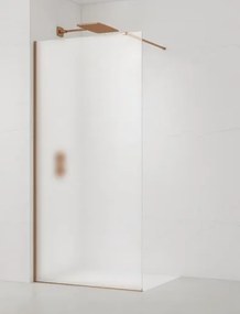 Sprchová zástěna SAT Walk-in 90 cm broušený rose gold SATBWI90MSPRRG
