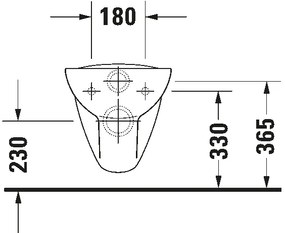 Duravit 45351900A1 - Závěsné WC s prkénkem D-CODE keramika/lesklá bílá