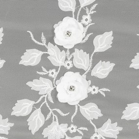 KRÁTKÁ ZÁCLONA NA PÁSCE EVA MINGE ROSES4 150X50 CM KVĚTY
