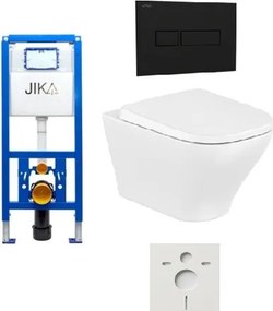Závěsný WC set předstěnová montáž Roca Optica SIKOJSROOPTBL