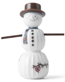 Vánoční porcelánová dekorace Snowman 11,5 cm Kähler