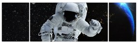 Obraz - Astronaut ve vesmíru (170x50 cm)