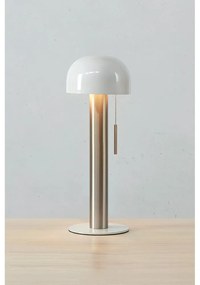 Stolní lampa v bílo-stříbrné barvě (výška 46 cm) Costa – Markslöjd