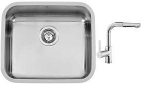 Set Sinks BELÉM 540 V leštěný + baterie Sinks ENIGMA S