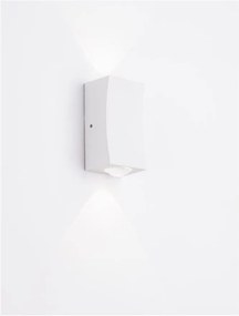 NV 9026118 Venkovní nástěnné svítidlo DEWEI bílý hliník a akryl LED 2x2W 3000K 500mA 100-240V 68st. IP54 světlo nahoru a dolů - NOVA LUCE
