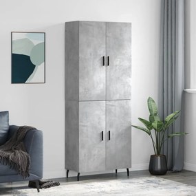 vidaXL Skříň highboard 69,5 x 34 x 180 cm kompozitní dřevo [3195691] Barva: Betonová šedá