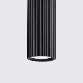 Závěsné svítidlo SOLLUX KARBON 1 černá GU10 1x10W bez žárovky SL.1573