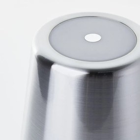 Brilliant G40939/68  Stolní AKU lampa XAANA broušený nikl USB-C , CCT