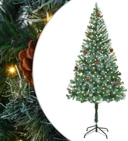 Umělý vánoční stromeček s stojanem Zelená 180 cm PVC a Ocel 3396710