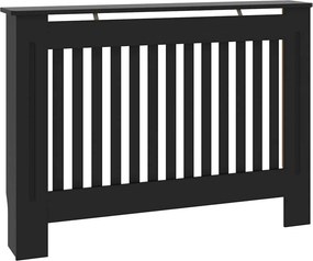 Kryt radiátoru 2 ks Černá 112 x 19 x 81,5 cm Kompozitní dřevo 3403229