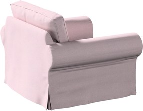 Potah na křeslo IKEA Ektorp barva růžová látka pletený vzor