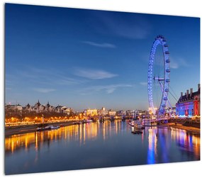Skleněný obraz London Eye (70x50 cm)