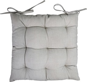 Taupe podsedák s výplní Nimes Seat - 40*40 cm