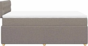 Box spring postel s matrací taupe 120x200 cm textil 3287434
