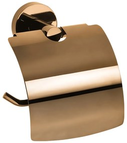 HOPA Držák toaletního papíru s krytem Barva - Růžové zlato lesklá KDBE158112012
